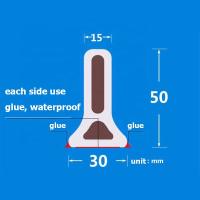 China Waterproof Tape Flexible Silicone Self Adhesive Water Barrier for Shower 50mmx30mm for sale