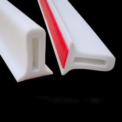 China Customized or Standard Collapsible Silicone Water Dam for Timber Door Weatherstrip for sale