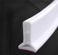 China Customized or Standard Collapsible Silicone Water Dam for Timber Door Weatherstrip for sale