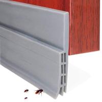 China Dustproof and Insectproof Soundproof Door Bottom Seal Strips Made of Silicone Rubber for sale