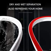 China Kitchen and Bathroom Water Dam Barrier in PVC Material with Collapsible Feature for sale