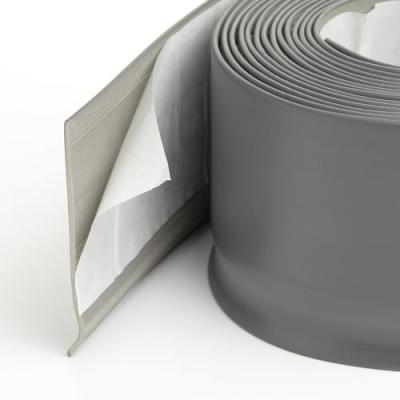 China 100mm Width Extrusion Process Rubber Baseboard Roll Vinyl Cove Base with Process for sale