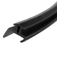 China T shape EPDM Rubber Extrusion Sealing Strip for Solar Panel Gaskets UV Resistant 35X16mm for sale