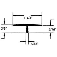 China PVC Rubber T Molding Trim for All Color Wood Furniture Edge Protector as your request for sale