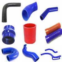 China Automotive Silicone Bend Pipe with Straight Steel Wire and Polyester Reinforcement for sale