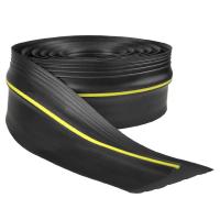 China Environmentally Friendly Yellow Black Weather Defender XL Garage Door Threshold Floor Seal Water Stop for sale