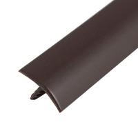 China Sturdy T Molding for PVC Flexible Paintable Floor Trim and Joining Strip Wood Crevice for sale
