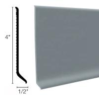 China Flexible Vinyl Wall Base Rubber Cove Base with Toe 0.5'' to 8'' Height Black for sale