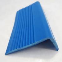 China IATF Certified PVC Vinyl Stair Treads with Non-slip Rubber Nosing Staircase Steps for sale