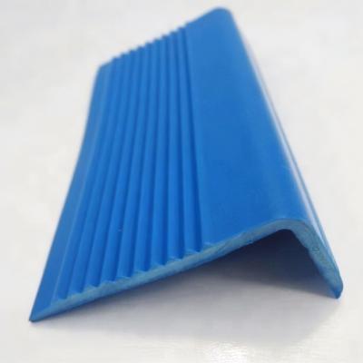 China IATF Certified PVC Vinyl Stair Treads with Non-slip Rubber Nosing Staircase Steps for sale
