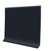 China Flexible Vinyl Wall Base Rubber Cove Base with Toe 0.5'' to 8'' Height Black for sale
