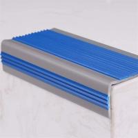 China IATF Certified PVC Vinyl Stair Treads with Non-slip Rubber Nosing Staircase Steps for sale