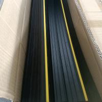 China 95mm or 110mm Width Water Stopper Garage Door Bottom Rubber Threshold Trim for sale