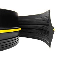 China 95mm or 110mm Width Water Stopper Garage Door Bottom Rubber Threshold Trim for sale
