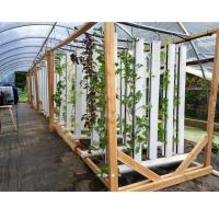 China Customized PVC Pipe Vertical Tower Grow Channel Growing System for Vertical Farming for sale