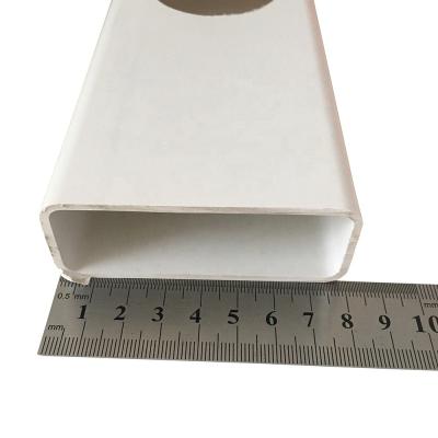 China Clean Smooth Plastic Channel 2mm Thickness Nft Hydroponic Growing System 100x50mm PVC Pipe for sale