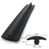 China Cutting Processing Service T Shape Rubber Gasket Seal for UV Resistant Solar PV Panel for sale
