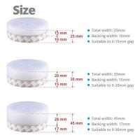 China 2.8cm/3.5cm Height Door Draft Stopper in Black for Under Door Seal Recommended for sale