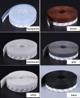 China 2.8cm/3.5cm Height Door Draft Stopper in Black for Under Door Seal Recommended for sale