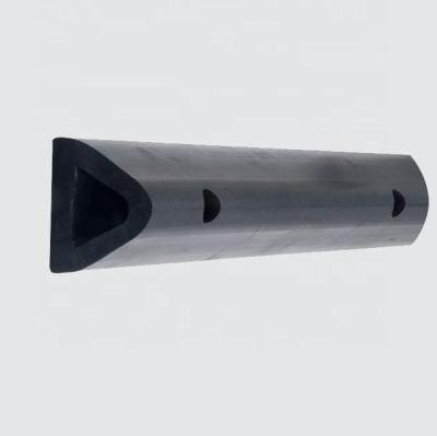 China Customized and Rectangular Molded/D Shape Rubber Dock Bumper Fender for Ship Boat for sale