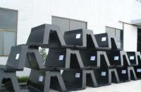 China Customized and Rectangular Molded/D Shape Rubber Dock Bumper Fender for Ship Boat for sale