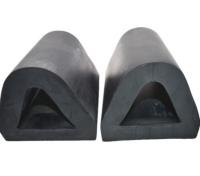 China Customized and Rectangular Molded/D Shape Rubber Dock Bumper Fender for Ship Boat for sale