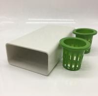 China 100mm*50mm Eco-friendly Plastic Tube for Hydroponic Vegetable Cultivation in Aquaponics for sale