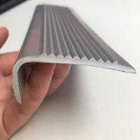China Protective L Shape PVC Rubber Stair Nosing Edge Trim for Slip Resistant Stair Treads for sale