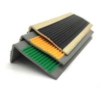 China Protective L Shape PVC Rubber Stair Nosing Edge Trim for Slip Resistant Stair Treads for sale
