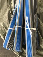 China Protective L Shape PVC Rubber Stair Nosing Edge Trim for Slip Resistant Stair Treads for sale