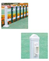 China Customized White PVC Pipe Vinyl Fence Post for Your Construction Project for sale