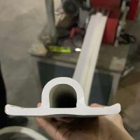 China Marine Boat Dock Black EPDM Rubber D Fender Bumper Strip for Long-Lasting Performance for sale