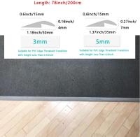China Sample 5-7 Days Flooring Accessories PVC Vinyl Transition Strip Reducers Edge for sale