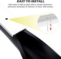 China 0.5mm-10mm Thickness Garage Door Bottom Weather Stripping Solution for sale