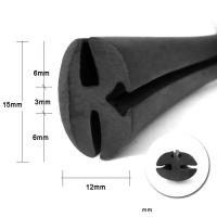 China Rubber Gasket Seals for Car Windshield Windows ShoreA 65 Hardness Processing Service for sale