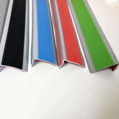 China Moulding Vinyl Stair Nosing Self Adhesive Stair Edge Protector Customers' Designs for sale