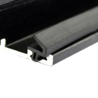 China Custom Supply EPDM Aluminum Window Door Protection Rubber Sealing Strip with Slot for sale