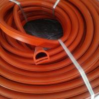 China Customization P Shape Silicone Rubber Door Seal Strip for Heat Resistant Oven Anti-Aging for sale