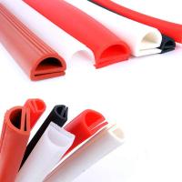 China Customization P Shape Silicone Rubber Door Seal Strip for Heat Resistant Oven Anti-Aging for sale