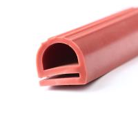 China Temperature Resistant Silicone Seal Profile for Solid Extrusion Heater Oven Door Gasket for sale