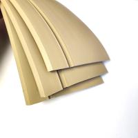 China Customize Size Wall Skirting Board Anti-slip Waterproof High Density PVC Baseboard for sale