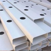 China Temperature Suitable Agricultural Greenhouse Farming Pipe Hydroponics Rectangular Round Plastic Tube for sale