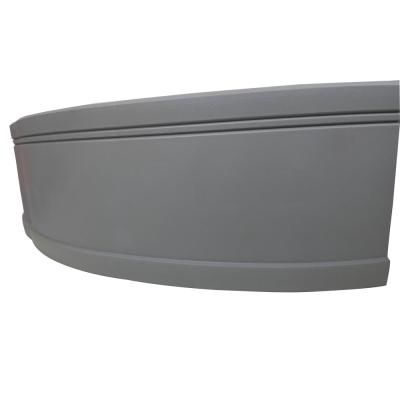 China Black Eco-friendly Flexible Vinyl Wall Baseboards Molding Trim for Commercial for sale