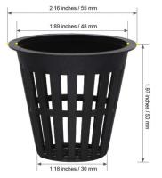 China Corrosion Resistant Hydroponic Planting Plastic Cup for Healthy and Strong Plants for sale