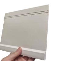 China Black Eco-friendly Flexible Vinyl Wall Baseboards Molding Trim for Commercial for sale