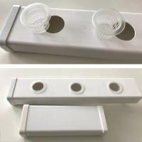 China Food-Grade NFT PVC Tube and PVC Gutter for Mass Production Hydroponic Growing System for sale