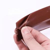 China TPE Material Door Draft Guard Door Bottom Seal Strip in White Brown Black for Doors for sale