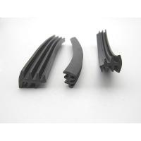 China Extrusion Processing TPE Bulb Seals for Wooden Door Slot Groove Black or Other Rubber for sale