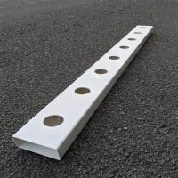 China 100x50mm and 100x80mm Plastic Extruding Hydroponic NFT Channel for Planting Vegetables for sale