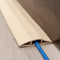 China Customers' Designs Cable Management Floor Cord Cover Protector 3-Channels Cord Hide Floor for sale